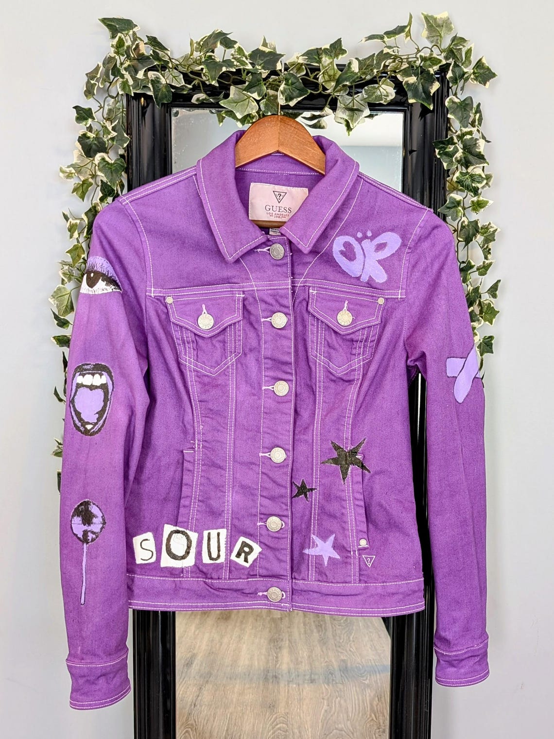 Olivia Rodrigo Sour/guts Tour Hand-painted Jacket, Pop Music Jacket ...