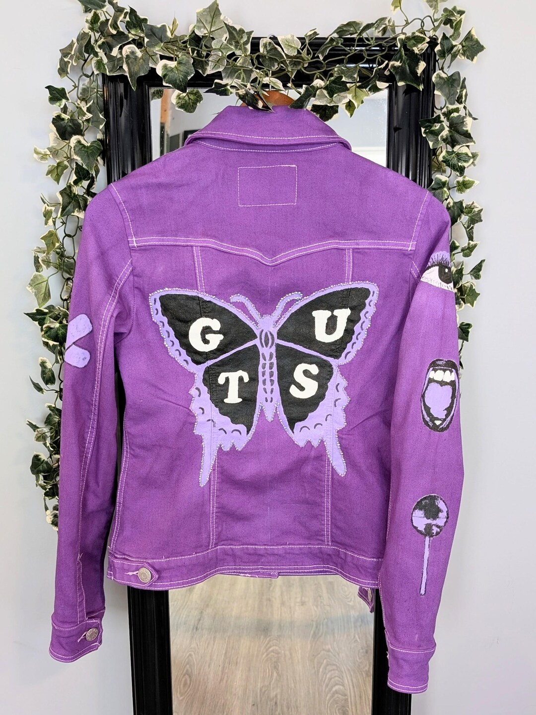 Olivia Rodrigo Sour/guts Tour Hand-painted Jacket, Pop Music Jacket ...