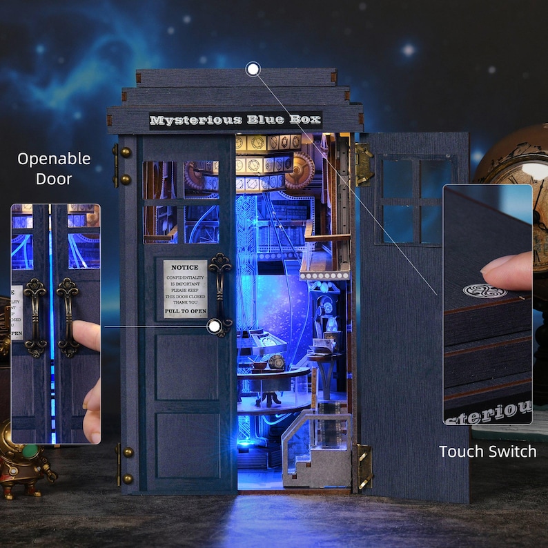 Book Nook Kit DIY - Doctor Who TARDIS Adult Diorama Kit - USA - Etsy