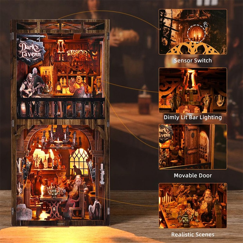 DIY Medieval Tavern Book Nook - Etsy