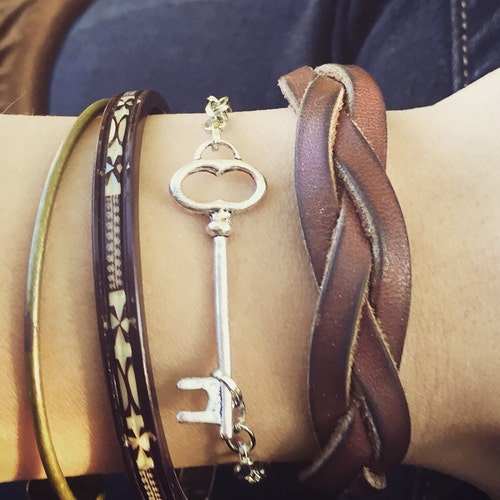 Skeleton Key Bracelet Skeleton Key Bangle Skeleton Key Jewelry - Etsy