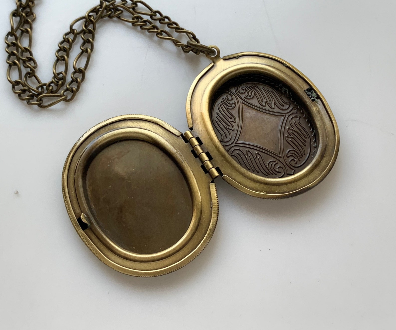 Lily of the Valley Locket Necklace Floral Cameo Locket - Etsy