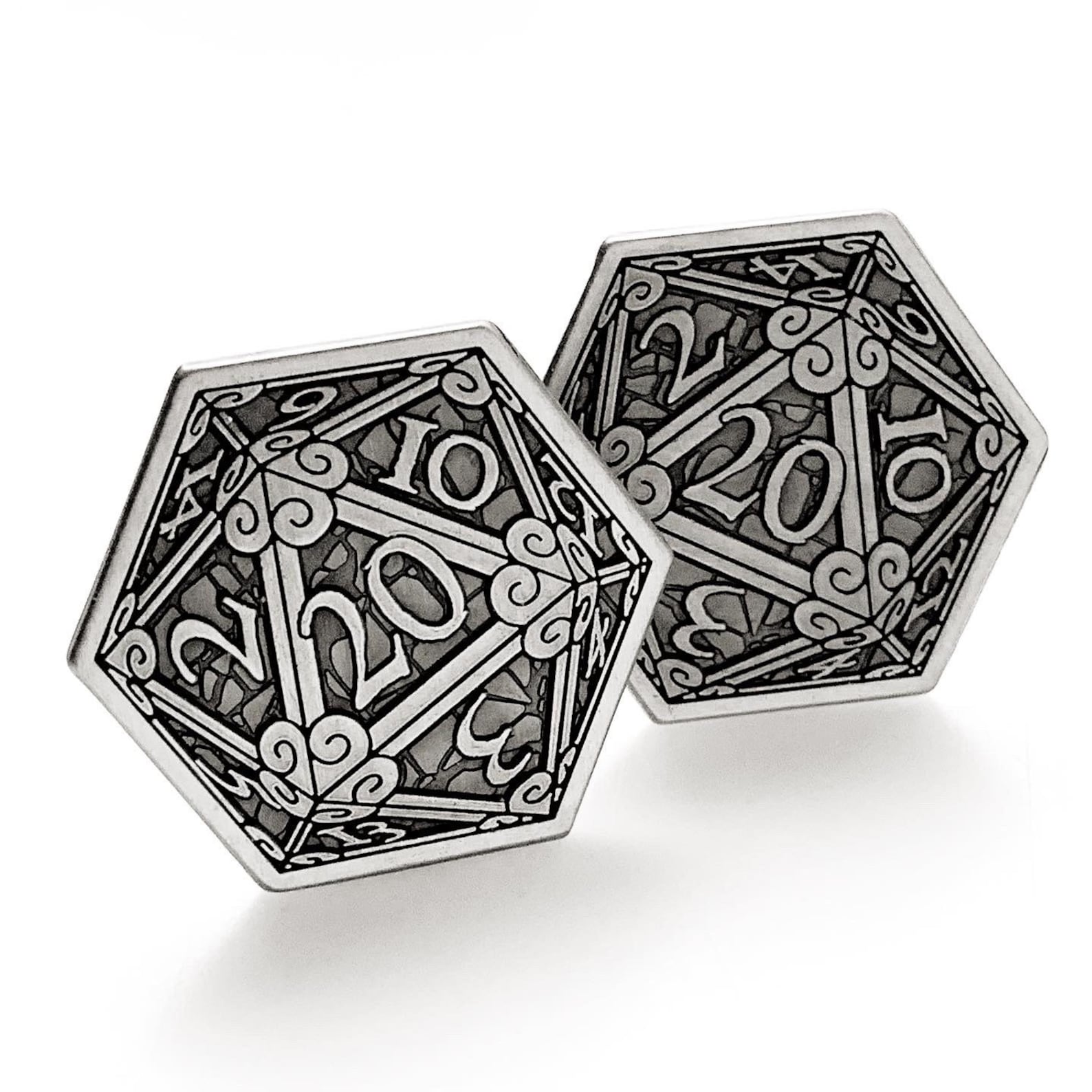 D20 Cufflinks Dungeons and Dragons Geek Wedding D&D Cuff Links Nerd ...
