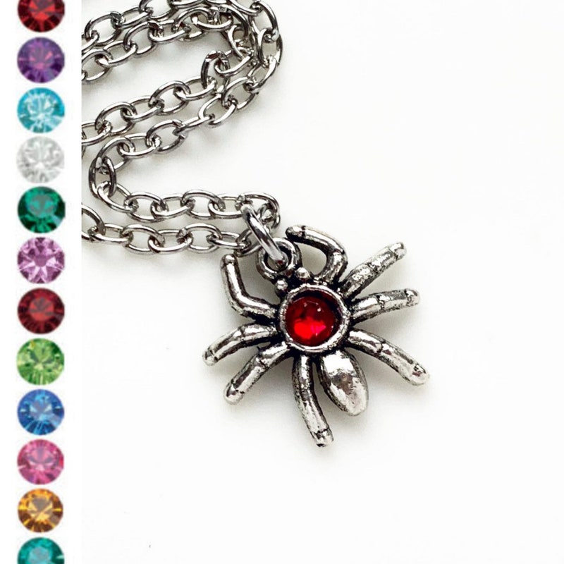 Spider Necklace - Etsy