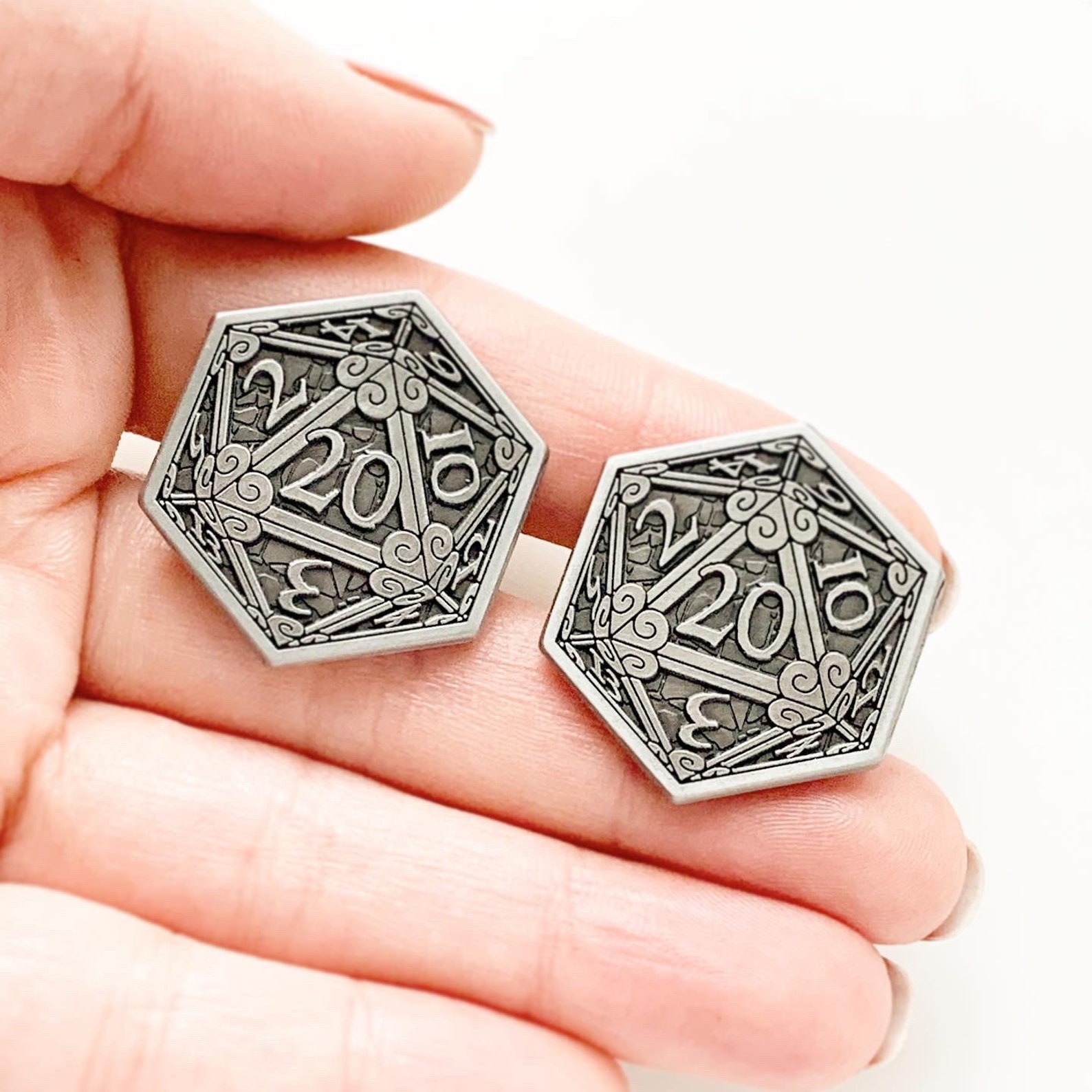 D20 Cufflinks Dungeons and Dragons Geek Wedding D&D Cuff Links Nerd ...