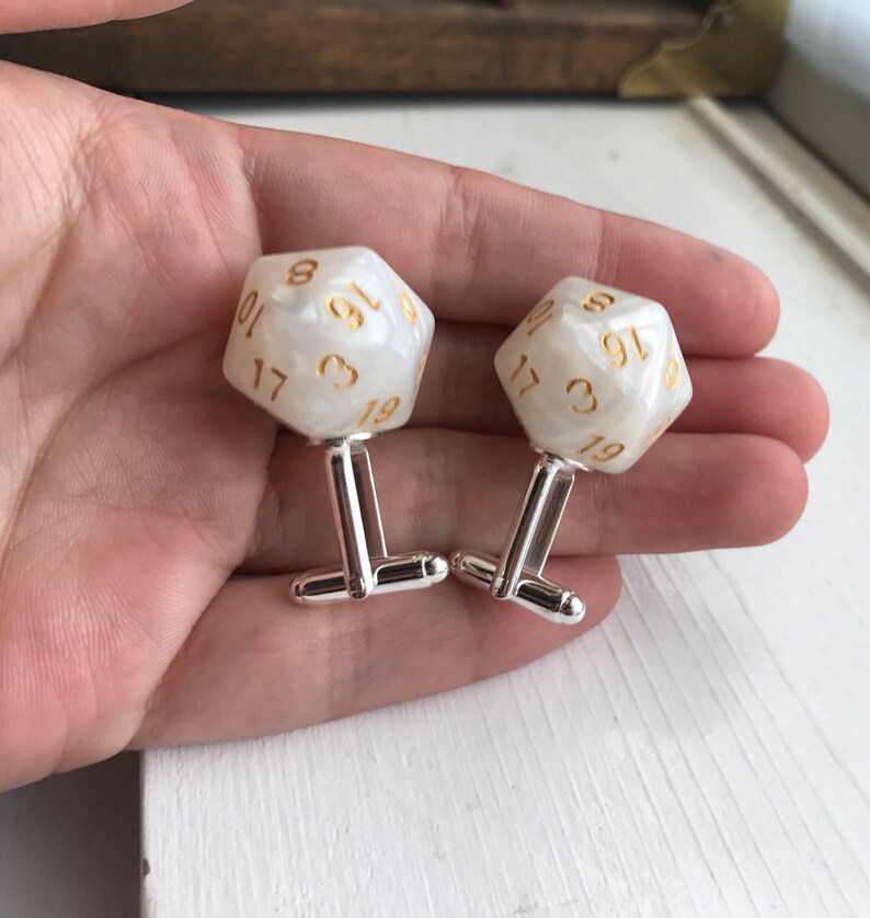 D20 Cufflinks Dungeons and Dragons Geek Wedding D&D Cuff Links - Etsy