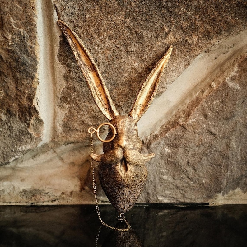 Bronze Animal Wall Hooks – Rustic Deer, Bear, Fox, Rabbit, Mouse Heads ...