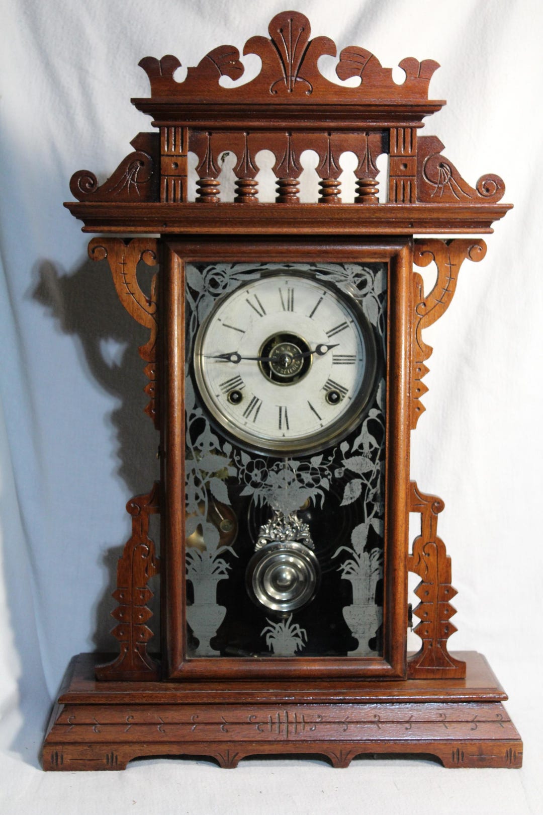 1885 E.N. Welch "falka" Black Walnut 8-day Parlor Shelf Clock - Etsy
