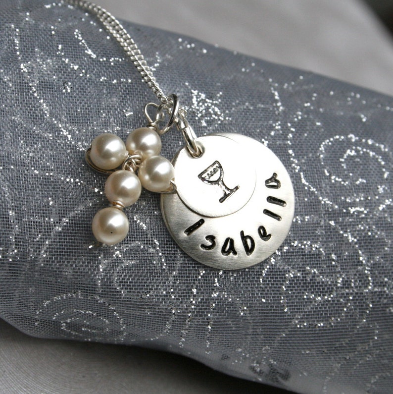 First Communion Necklace Communion Jewelry With Pearl or - Etsy