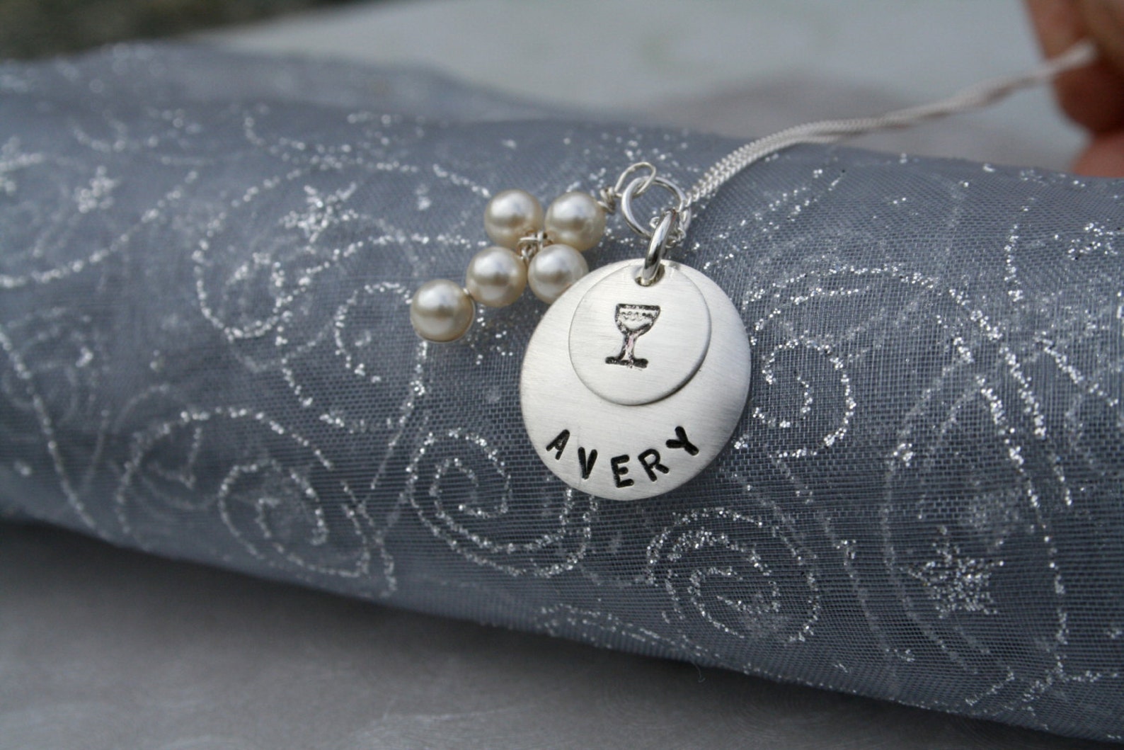 First Communion Necklace Communion Jewelry With Pearl or - Etsy