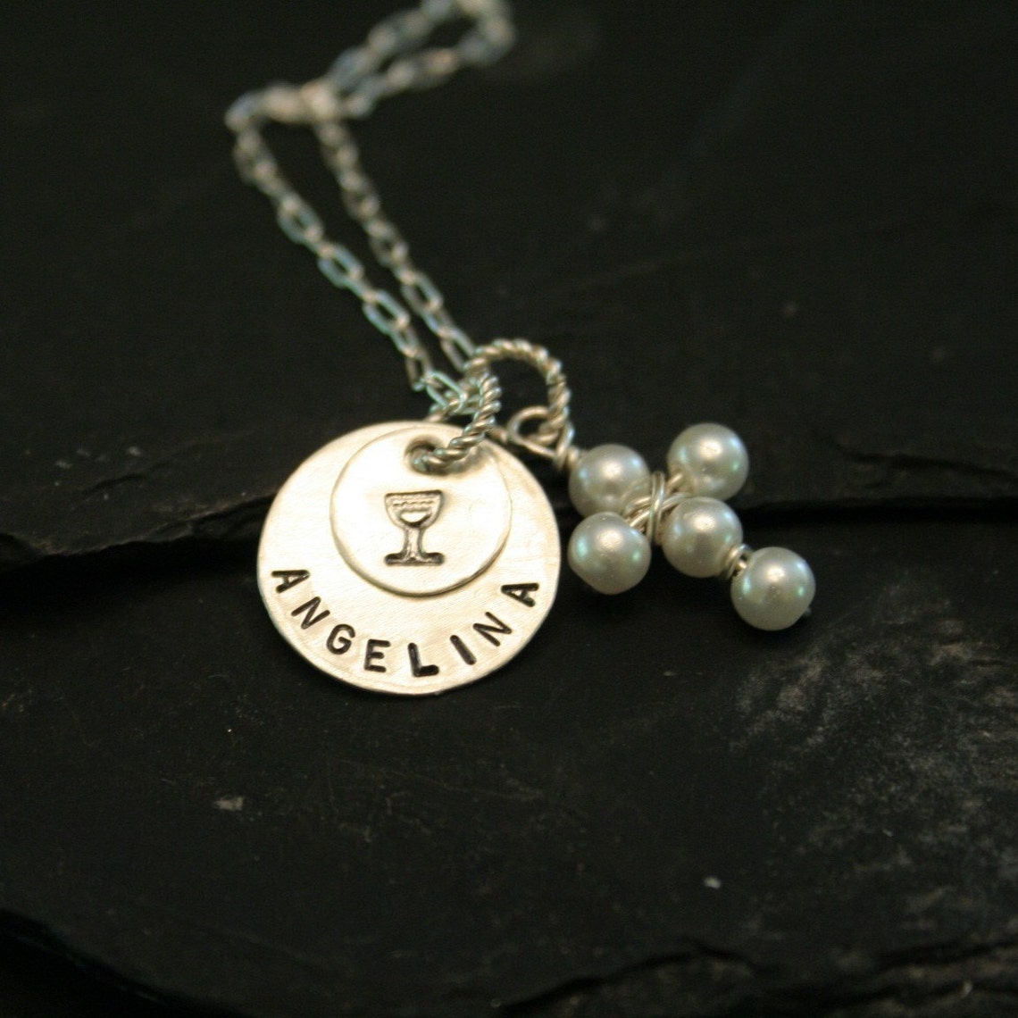 First Communion Necklace Communion Jewelry With Pearl or - Etsy