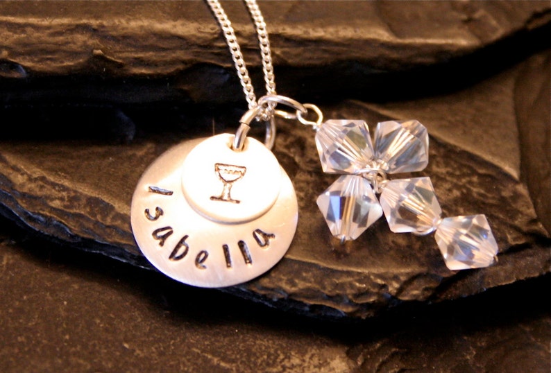 First Communion Necklace Communion Jewelry With Pearl or - Etsy