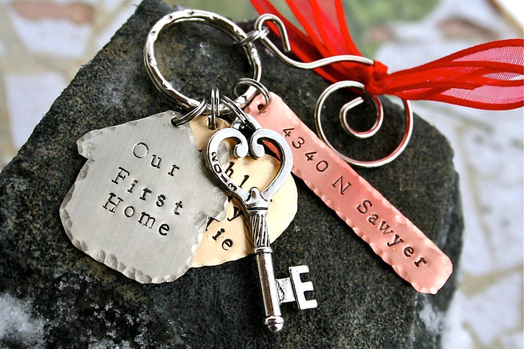 Our New Home/our First Home - Hand Forged - Key to Our Home - Ornament ...
