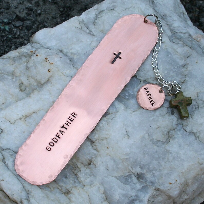 Godfather/grandfather/uncle Personalized Copper Bookmark - Etsy