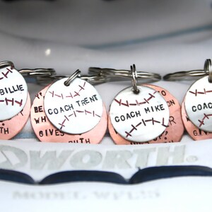 Baseball Player/coach Keychain - Etsy