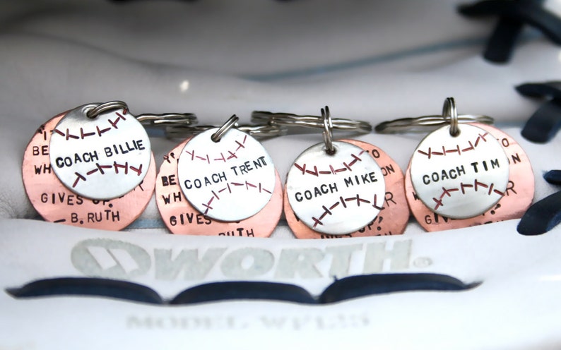 Baseball Player/coach Keychain - Etsy