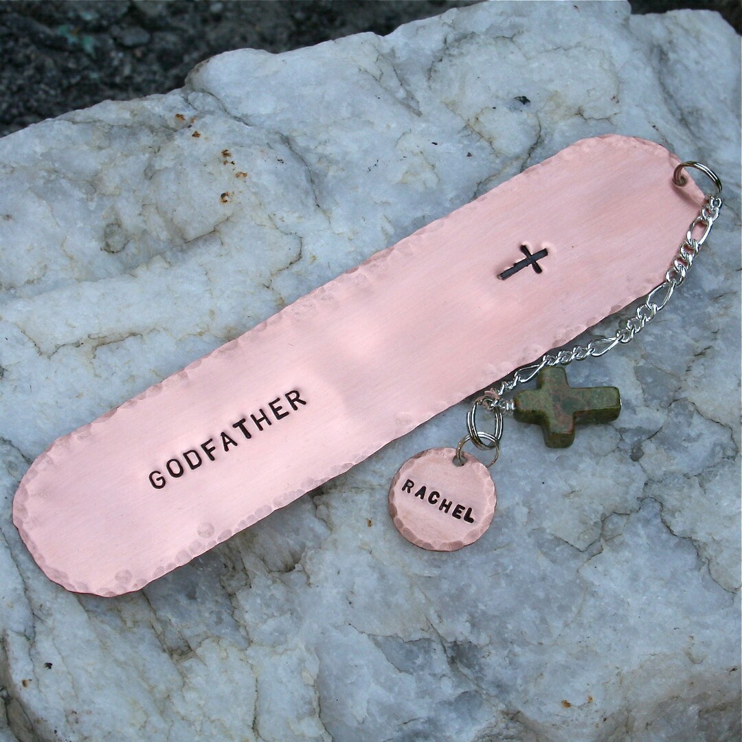 Godfather/grandfather/uncle Personalized Copper Bookmark - Etsy