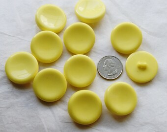 Yellow buttons | Etsy