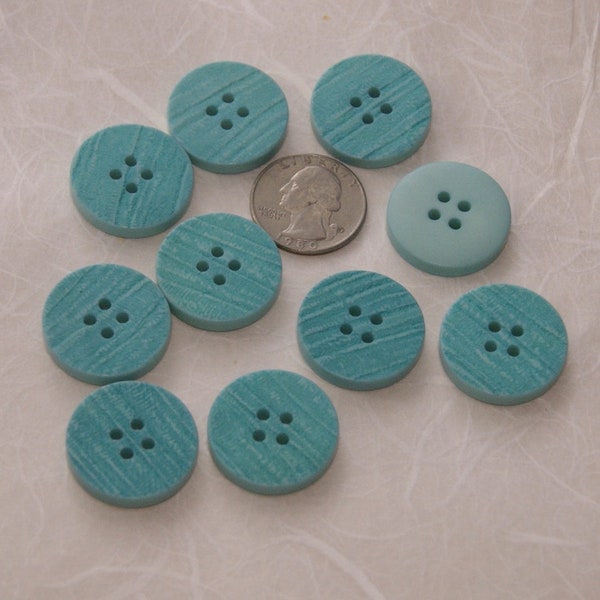 Teal Buttons - Etsy