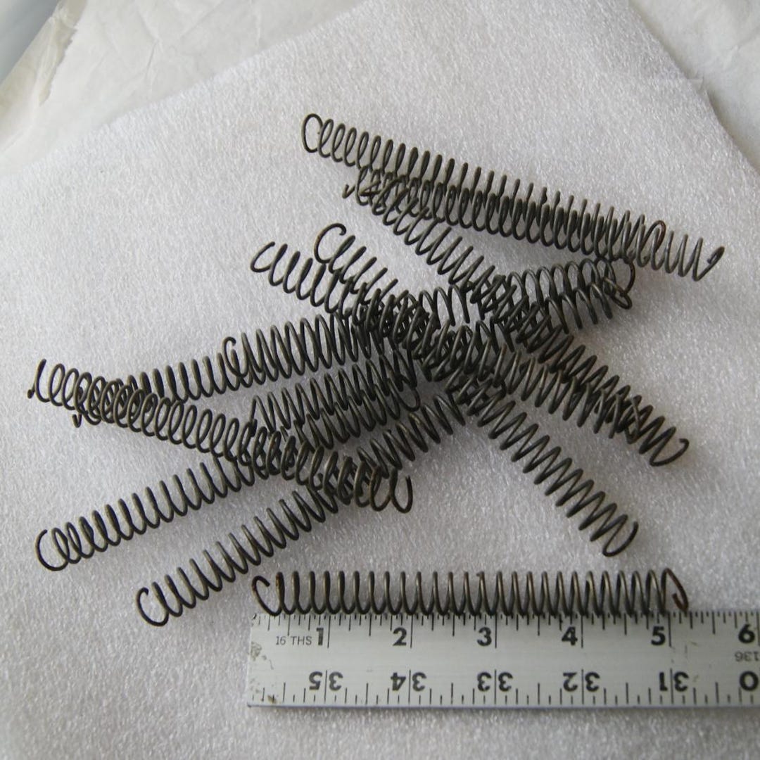 12 Bed Spring Coils, 5" Long, Connector Coils, Craft Springs, Steam ...