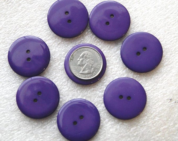 12 Purple Buttons, 1 1/4" Large Buttons, Sewing, Crafting (AH 167 ) - Etsy