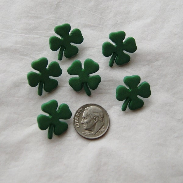 Shamrock Buttons - Etsy