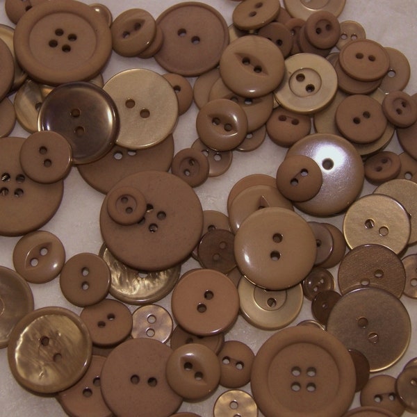 Taupe Buttons - Etsy