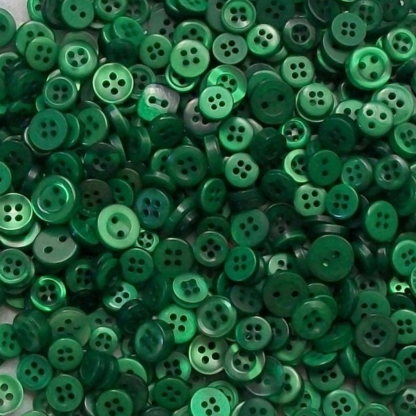 Green Buttons - Etsy