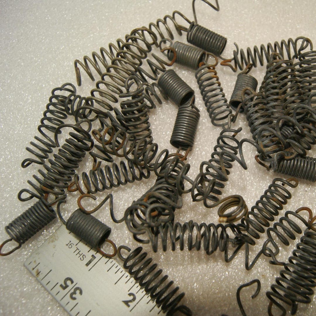 40 Bed Spring Coils, Mix Batch Connector Coils, Craft Springs, Steam ...