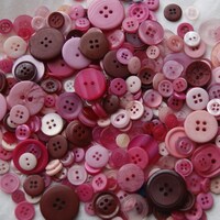 Blush Pink Chiffon Buttons , Sewing Buttons, Blush Pink Buttons, Dress ...