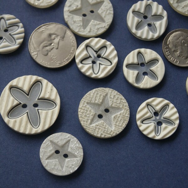 Star Buttons - Etsy