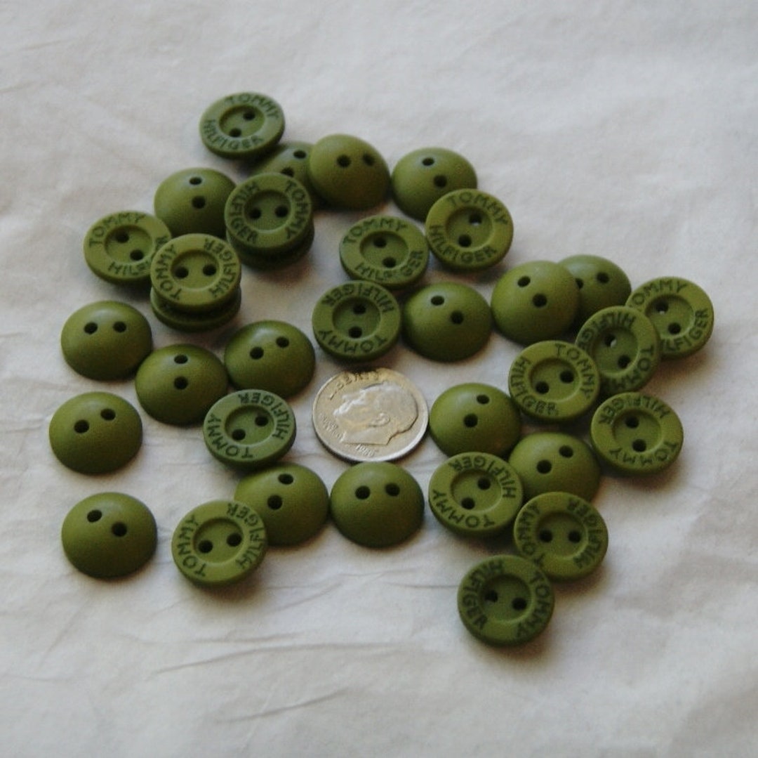 34 Green Buttons, Avocado, Olive, Green Apple, Matching Buttons, Sewing ...