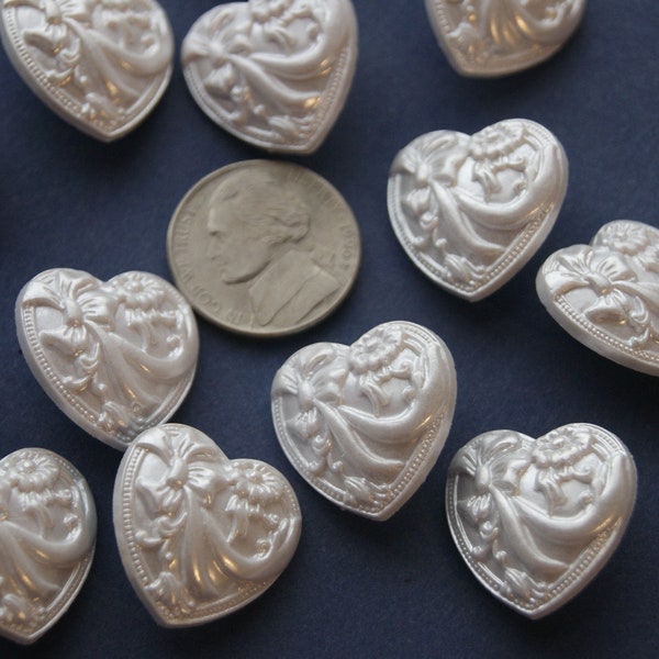 Tiny Heart Buttons - Etsy
