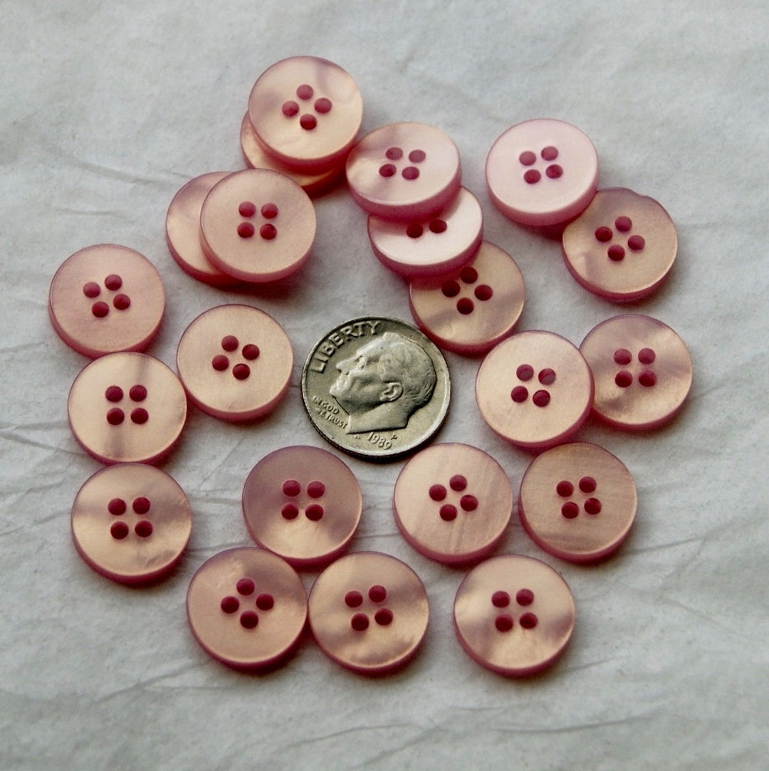 21 Buttons, Coral Buttons, Pink Orange, Matching Buttons, Sewing ...