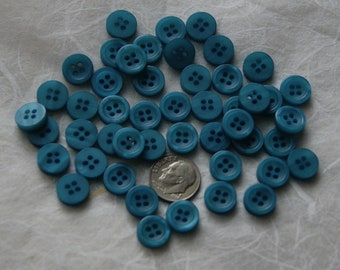 3/4 Turquoise Velvet Fabric Covered Shank Buttons - Etsy