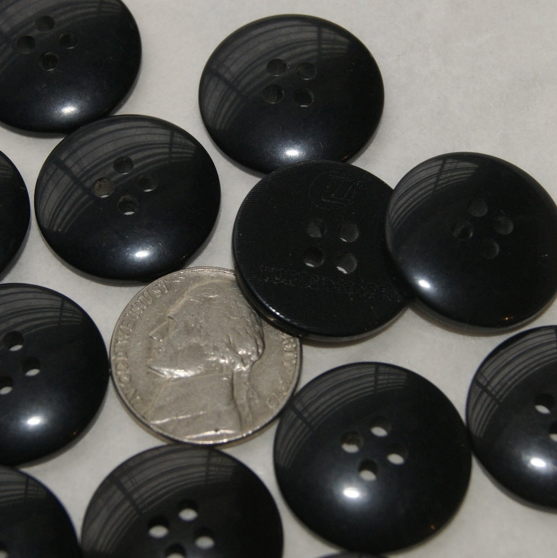 20 Black Buttons Matte Black Buttons 7/8 Dome Buttons - Etsy UK