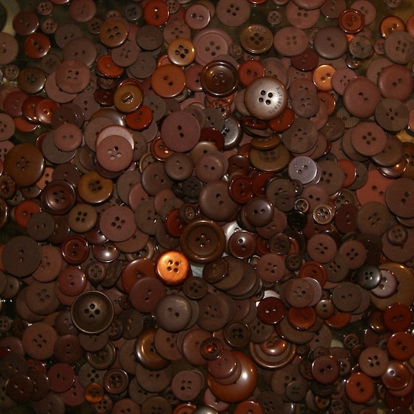 Brown Buttons - Etsy