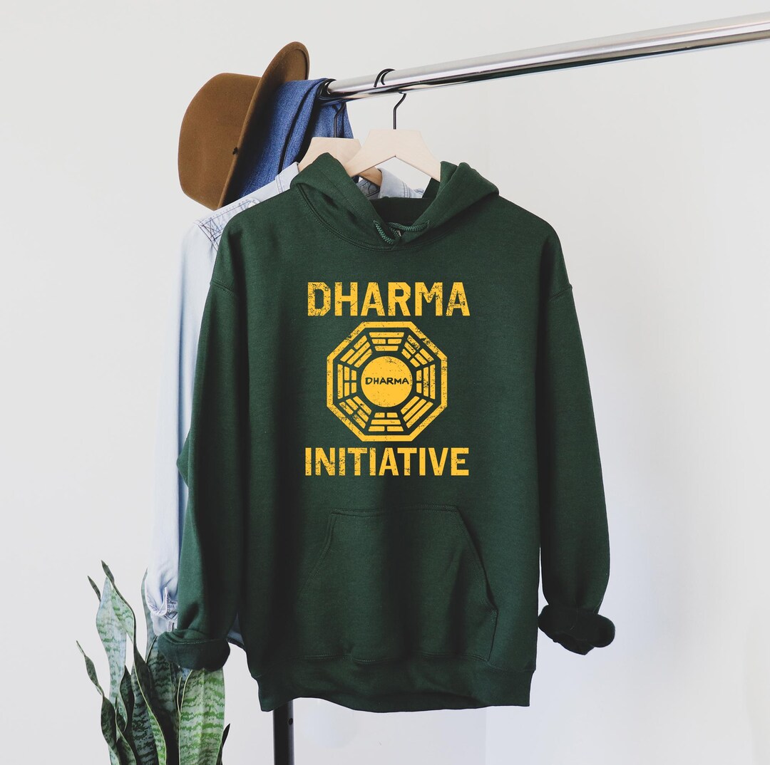 Dharma Hoodie, DHARMA Initiative 1977 TV Show LOST T-shirt , Lost Tv ...