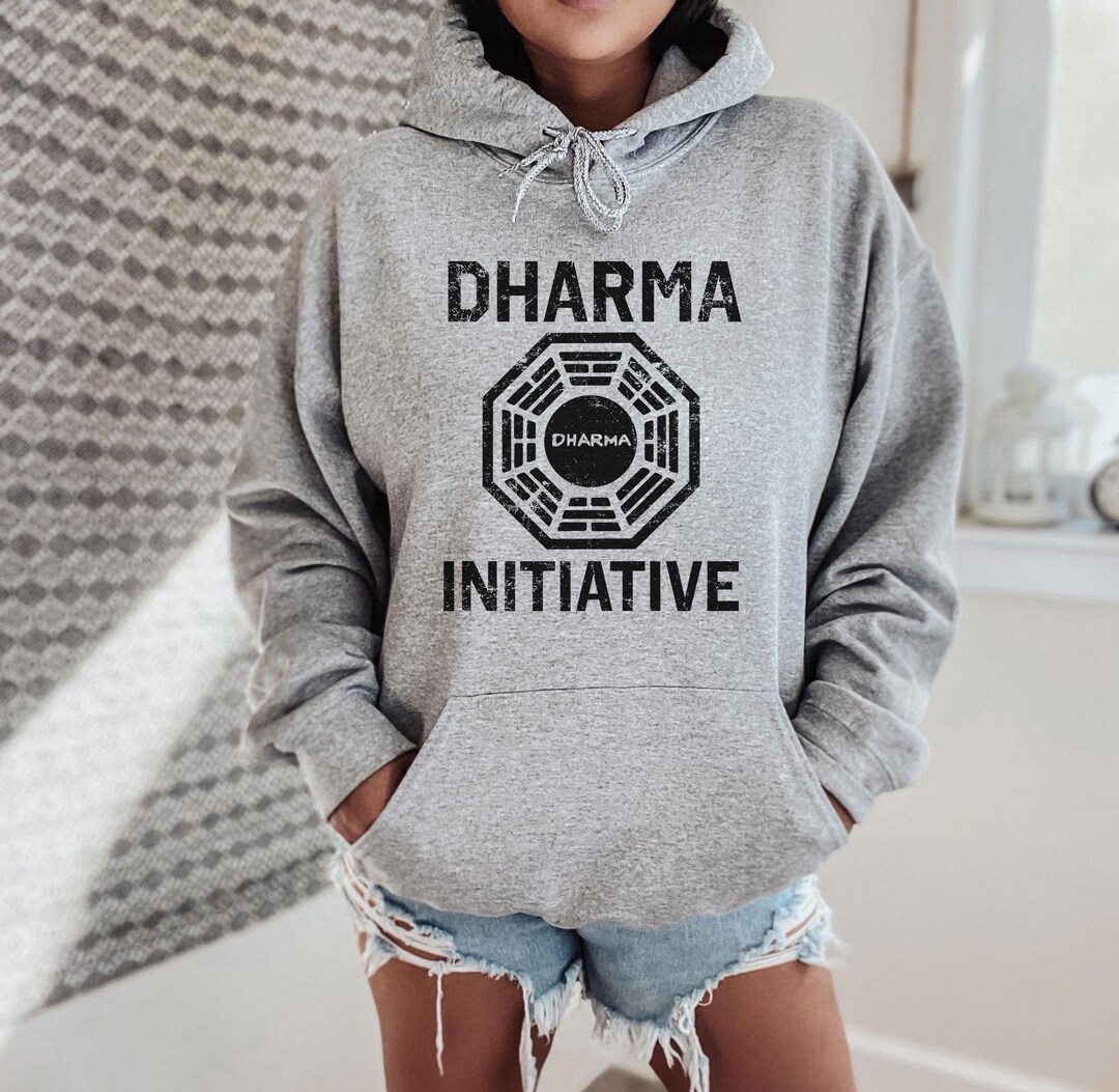 Dharma Hoodie, DHARMA Initiative 1977 TV Show LOST T-shirt , Lost Tv ...