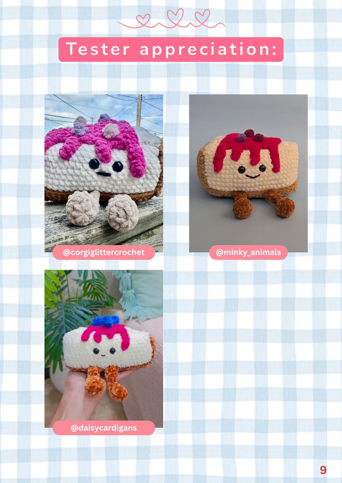Cheesecake Crochet Pattern - Jellycat Inspired - Cake Plushie - Etsy