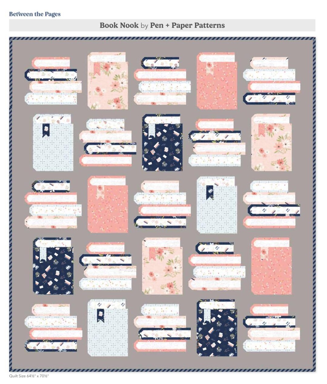 Book Nook Custom Quilt Kit Featuring Between the Pages Fabric by Fran ...