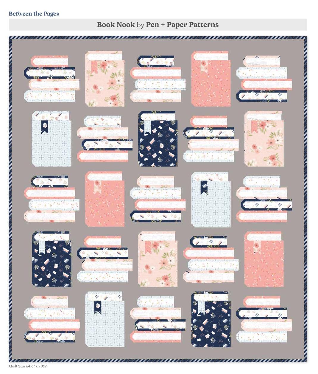 Book Nook Custom Quilt Kit Featuring Between the Pages Fabric by Fran ...