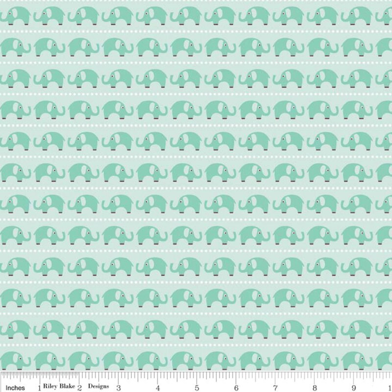 Aqua Elephant - Etsy