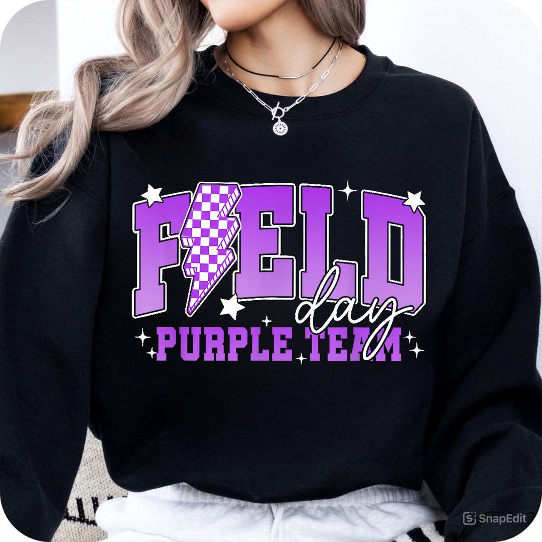 Field Day 2025 Purple Team Field Trip Color Team Teacher Kid PNG ...