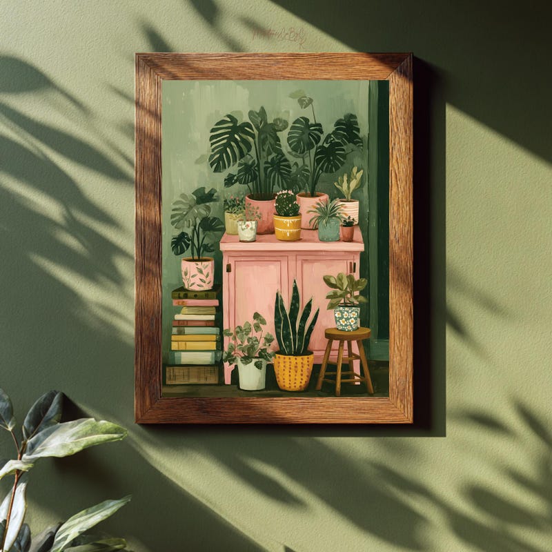 Leafy Corner Plants - Etsy UK