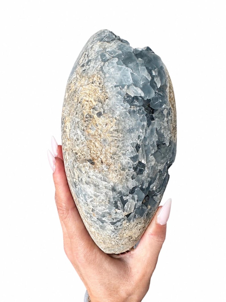 Extra Large Celestite Heart 6.3 Kg - Etsy