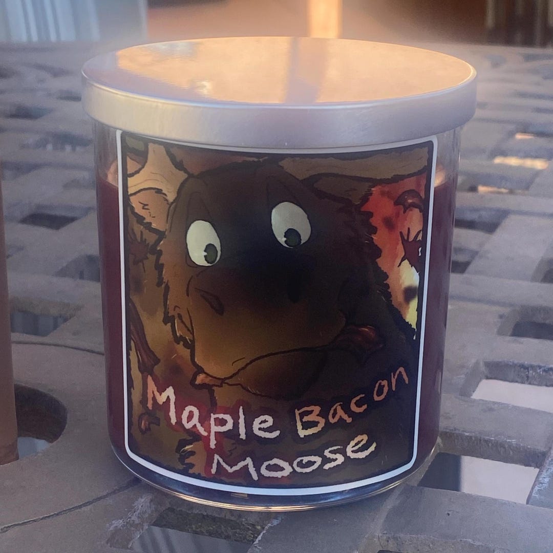Maple Bacon Moose 8oz Candle - Etsy