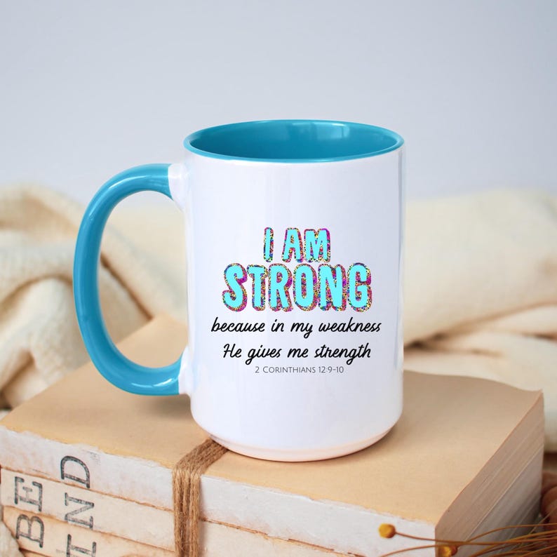 I Am Strong Digital Download Design | PNG Christian Designs for T ...