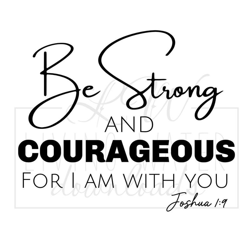 Joshua 1 9 Svg - Etsy