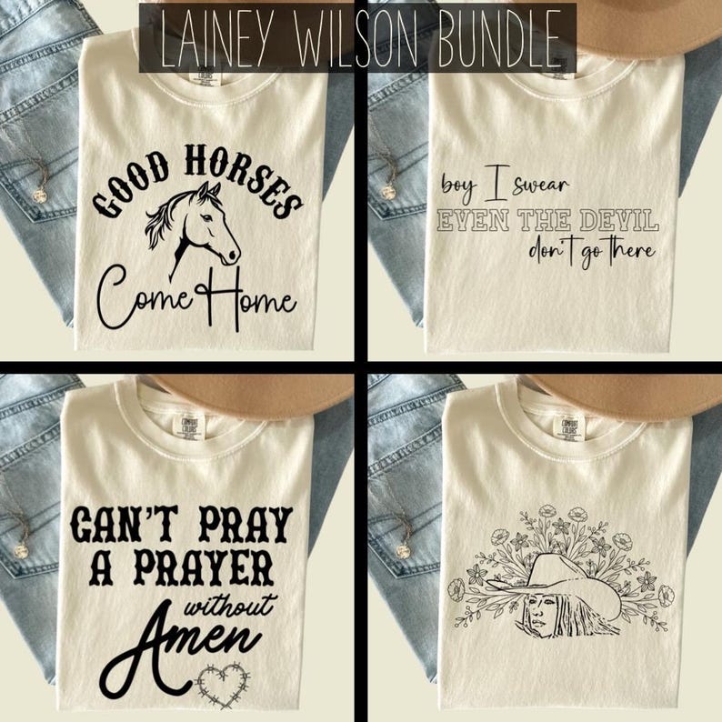 Lainey Wilson SVG Bundle | Country Music Lyric Designs | Digital ...